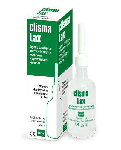 CLISMA LAX, lewatywa jednorazowa, 133ML | Dolegliwości \ Układ ...