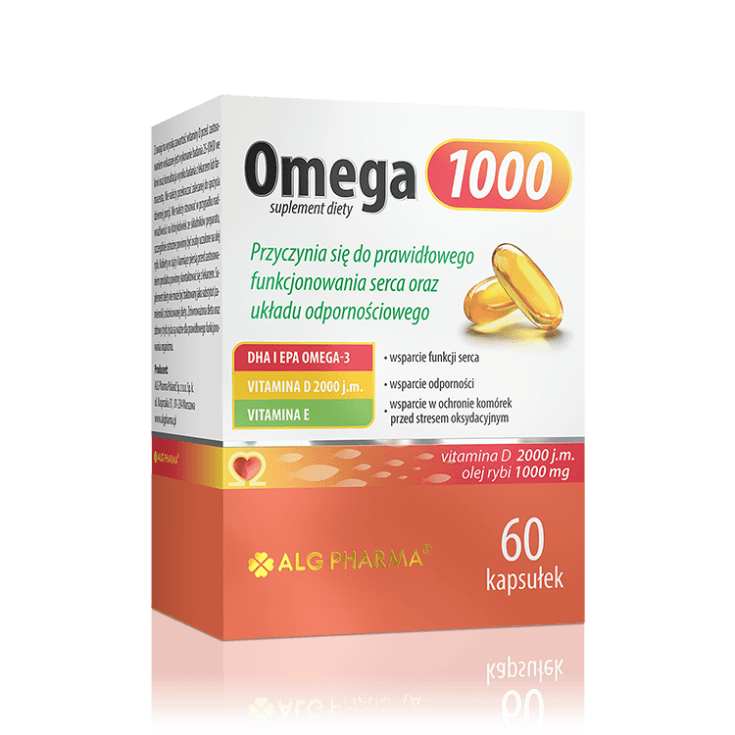 OMEGA 1000 60KAPSUŁEK (ALG PHARMA) | Codzienne potrzeby \ Dla niego ...